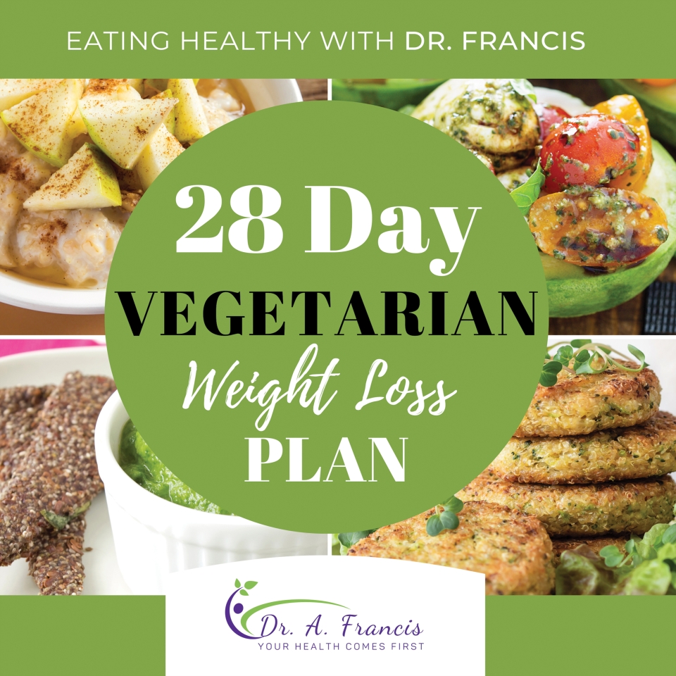 28 Day Vegetarian Weight Loss Meal Plan - Captain Tim Publishing